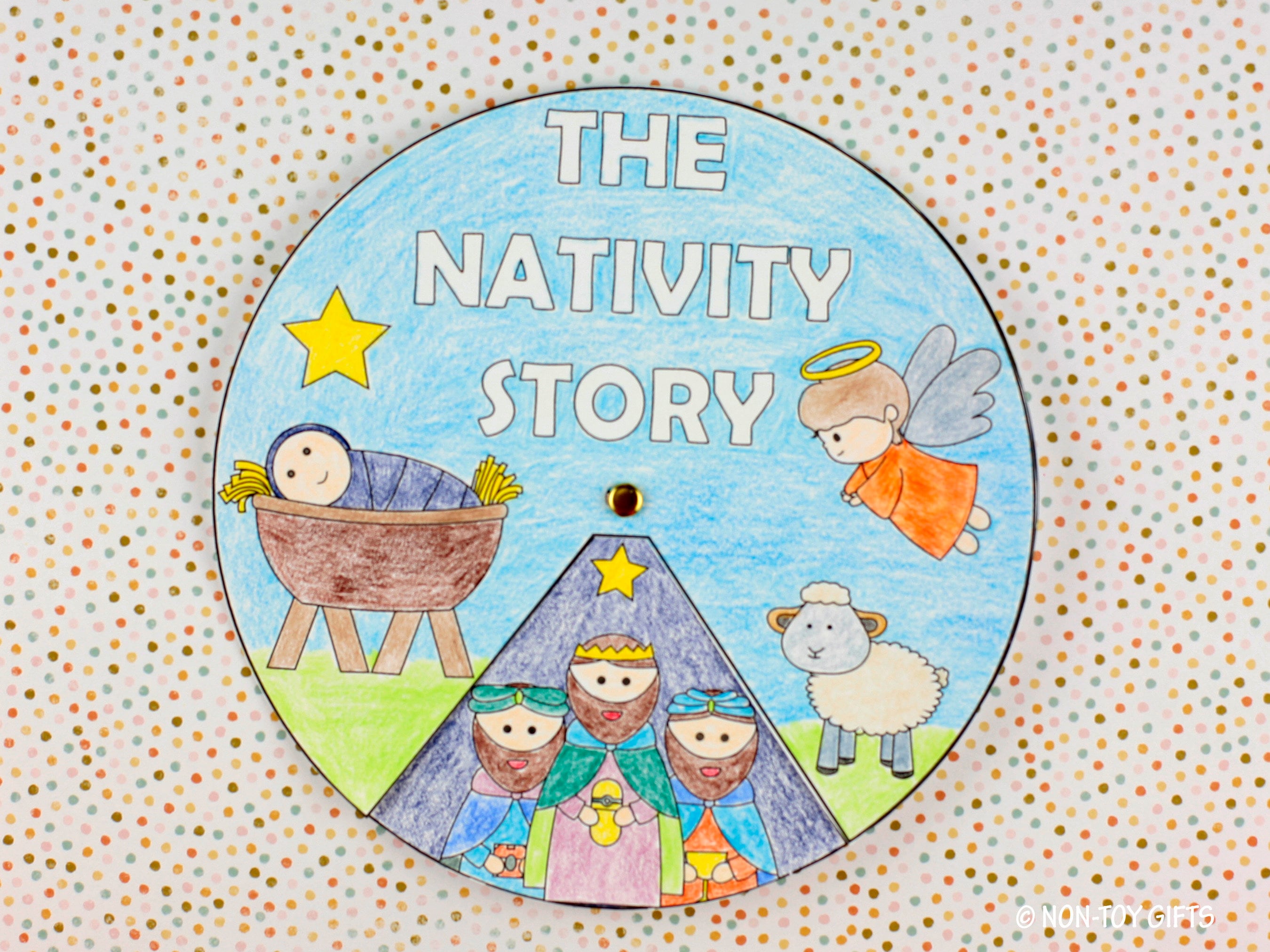 Christmas Nativity Bible Story Activity - Sunday School Craft ...