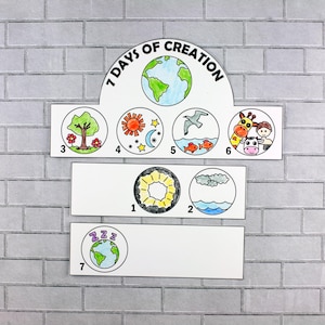 The Creation Story Hat Craft for Kids I 7 Days of Creation Bible ...