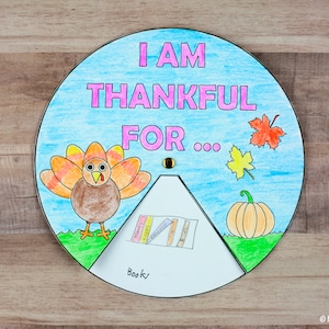 I Am Thankful for Printable, Thankful Template Craft for Kids ...