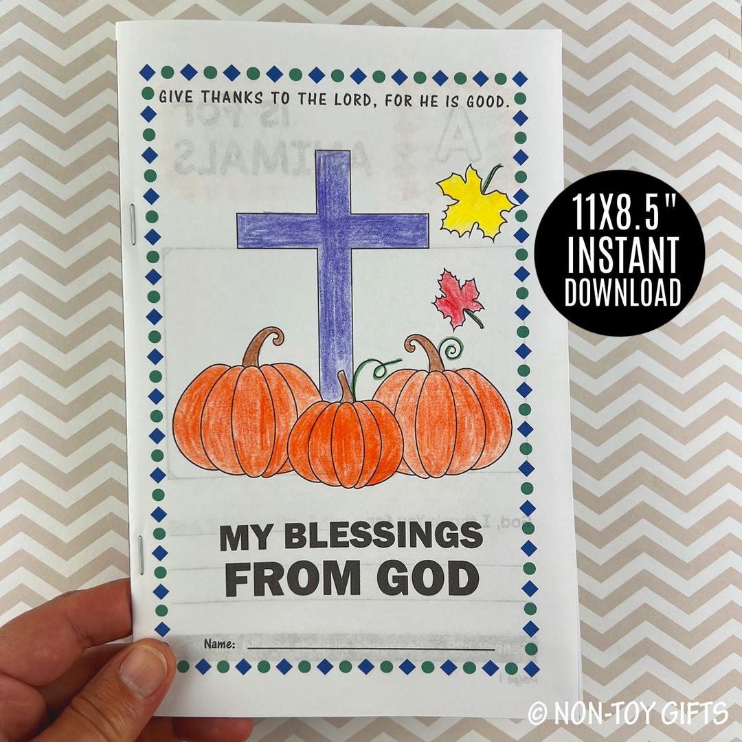 Thanksgiving A to Z Blessings Printable for Kids – Catholic Gratitude ...