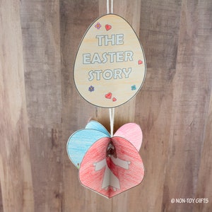 The Easter Story 3D Decoration, Sunday School Bible Craft for Kids ...