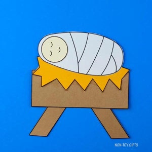 9 Christmas Nativity Crafts for Kids - Sunday School Craft Printable ...