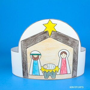 9 Christmas Nativity Crafts for Kids - Sunday School Craft Printable ...