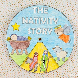 Christmas Nativity Bible Story Activity - Sunday School Craft ...