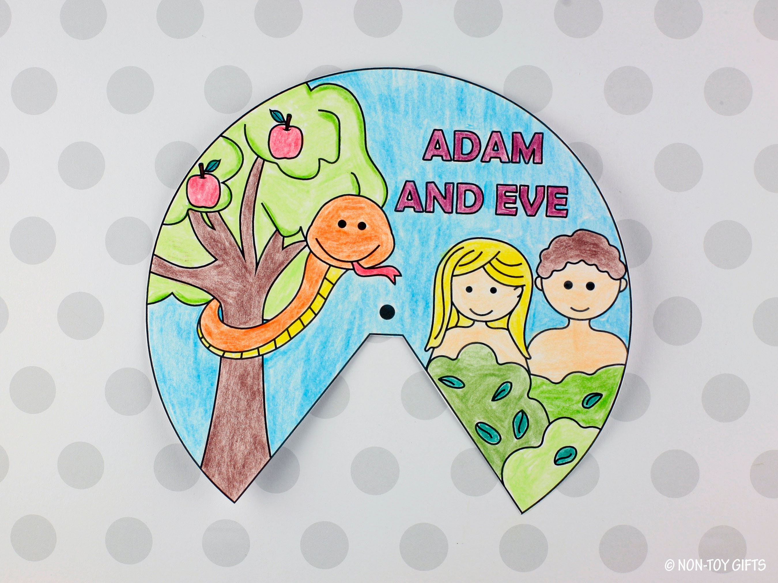 Adam and Eve Craft - Bible Story Activity - Sunday School Craft Idea ...