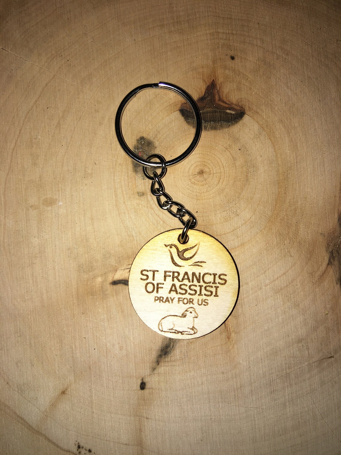 St Francis Keychain - Etsy