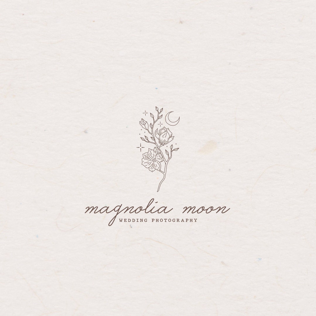 Moon Logo Premade Logo Branding Kit Branding Package - Etsy