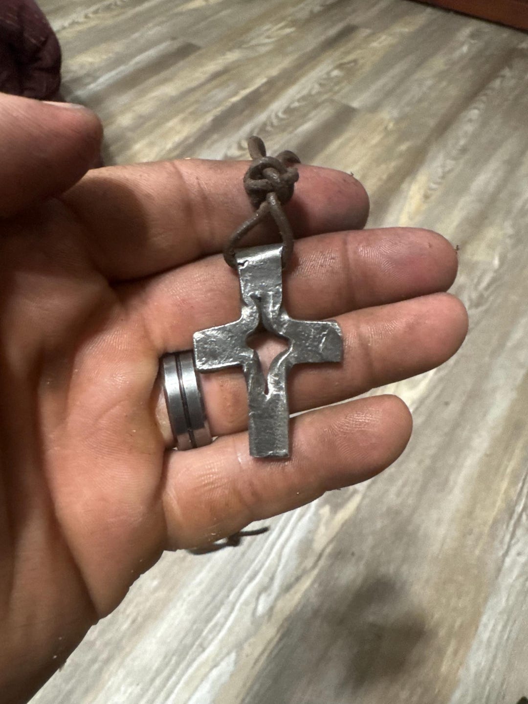 Split Cross Pendant - Etsy