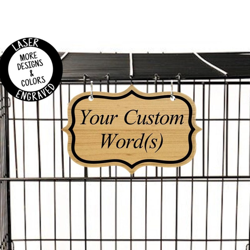 Metal Cage Sign - Etsy