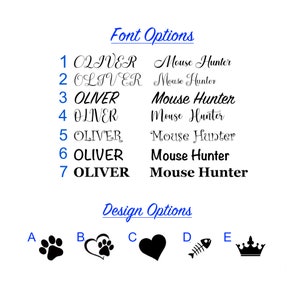 Personalized Cat Ears Wall Name Plate | Food Station | Feeding Station ...