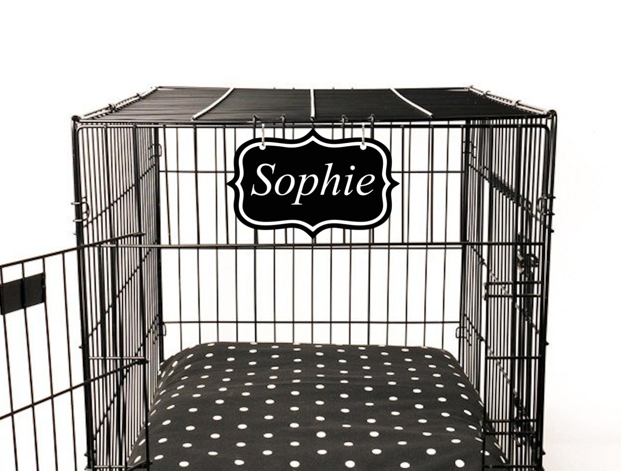 Custom Dog Name Plate Crate Pet Tag Doghouse Sign Kennel - Etsy