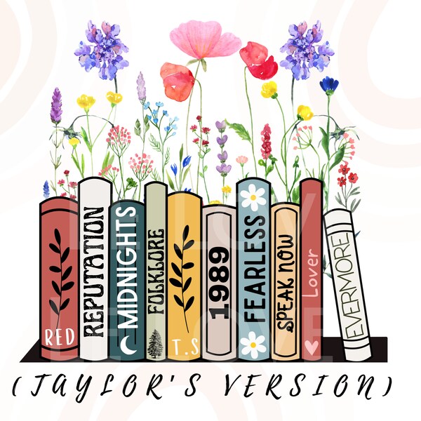 Eras Books Png - Etsy