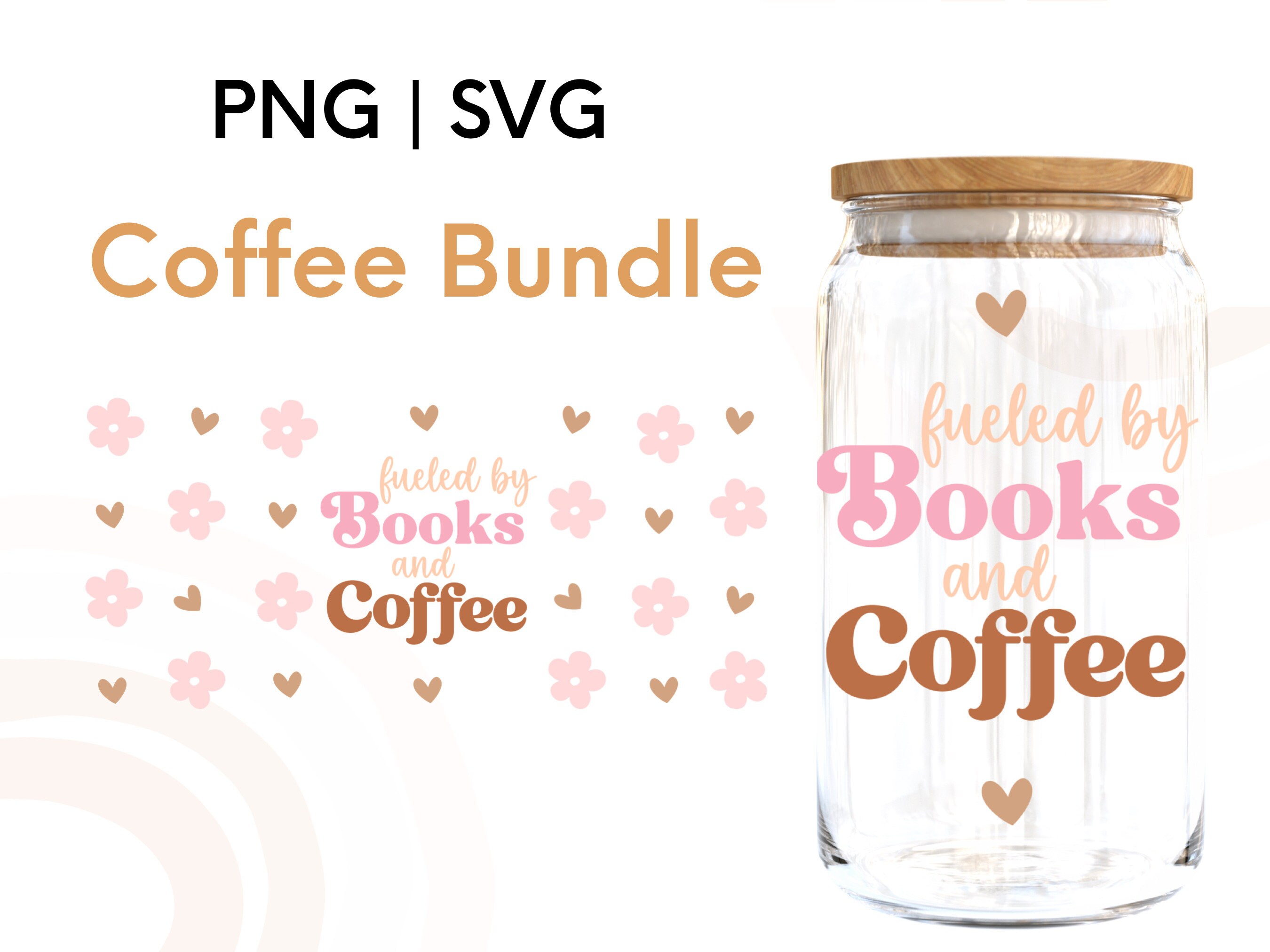 Coffee Libbey Svg Bundle,coffee Glass Can Bundle,libbey Glass Wrap ...