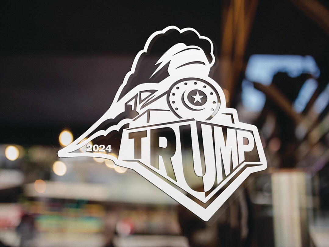 Trump Train 2024 Decal - Available in Many Sizes and Colors - Trump ...