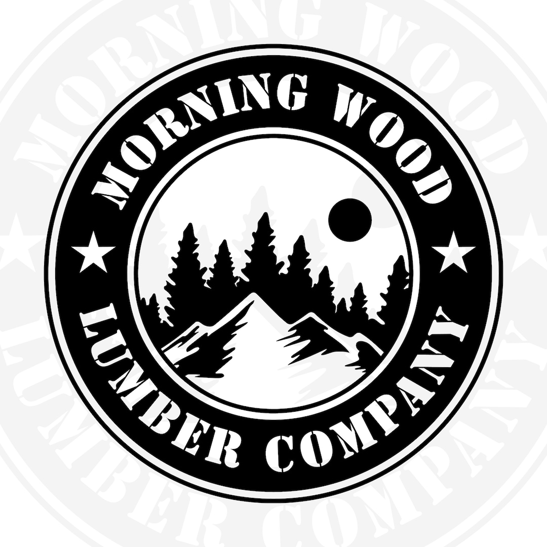 Morning Wood Lumber Company Decal. Many Sizes and Colors - Etsy