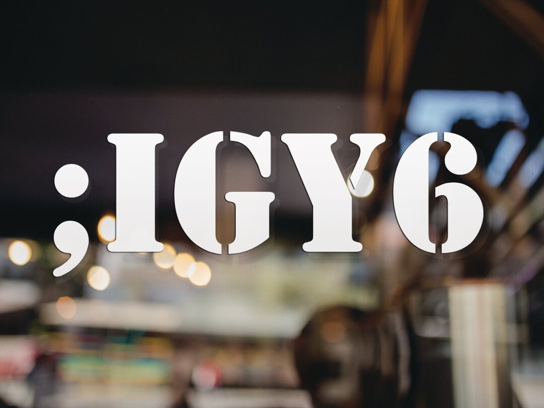 I Got Your Six Decal, Available in Many Sizes and Colors, ;IGY6 Decal ...