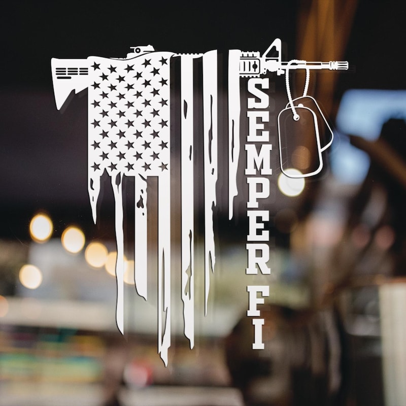 Semper Fi Decal - Etsy