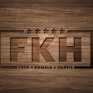 F*ck Kamala Harris FKH SVG Digital File + Commercial Use License. *not ...