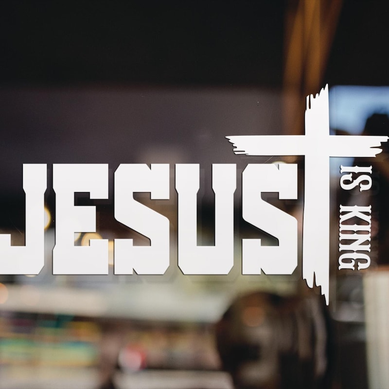 Jesus Decal - Etsy