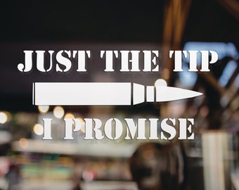 Just the Tip Decal - Etsy