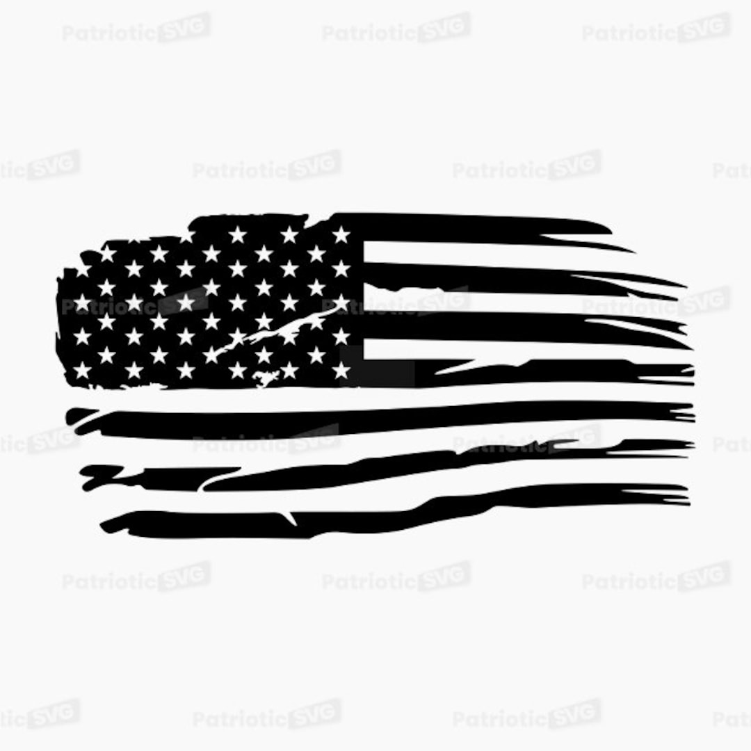 Distressed Flag SVG Digital File + Commercial Use License. *not a ...