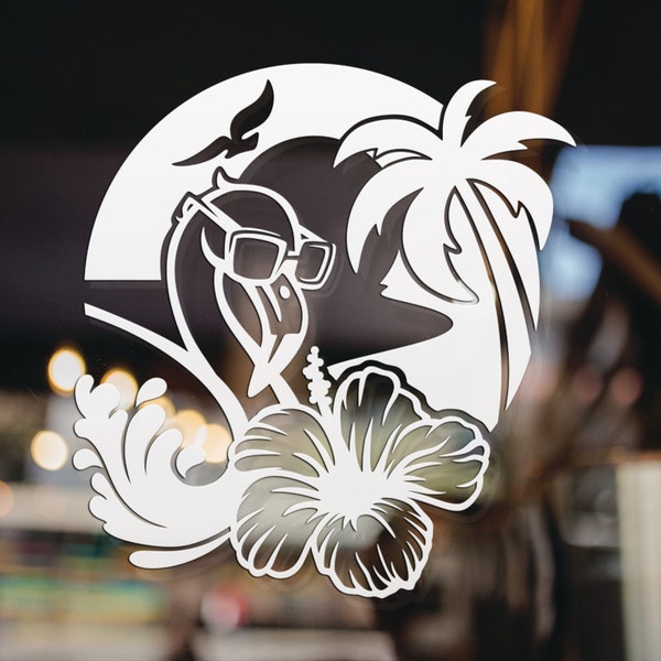 Flamingo Decal - Etsy