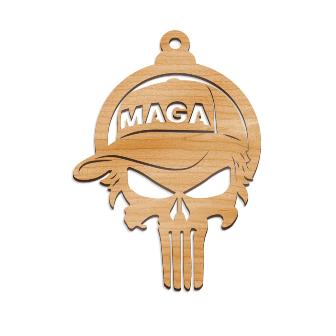 MAGA Trump Skull Ornament Digital Files Svg, Png, Eps, Dxf, and Ai ...