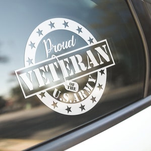 Proud Veteran of the U.S. Army Svg / Png / Eps / Dxf / Ai Digital Files ...