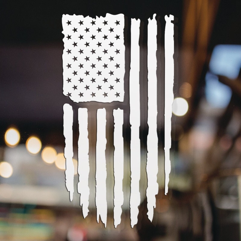 American Flag Decal - Etsy