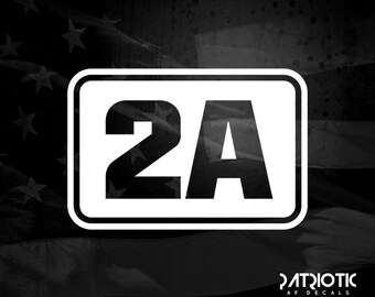 2nd Amendment Car Decal | Etsy