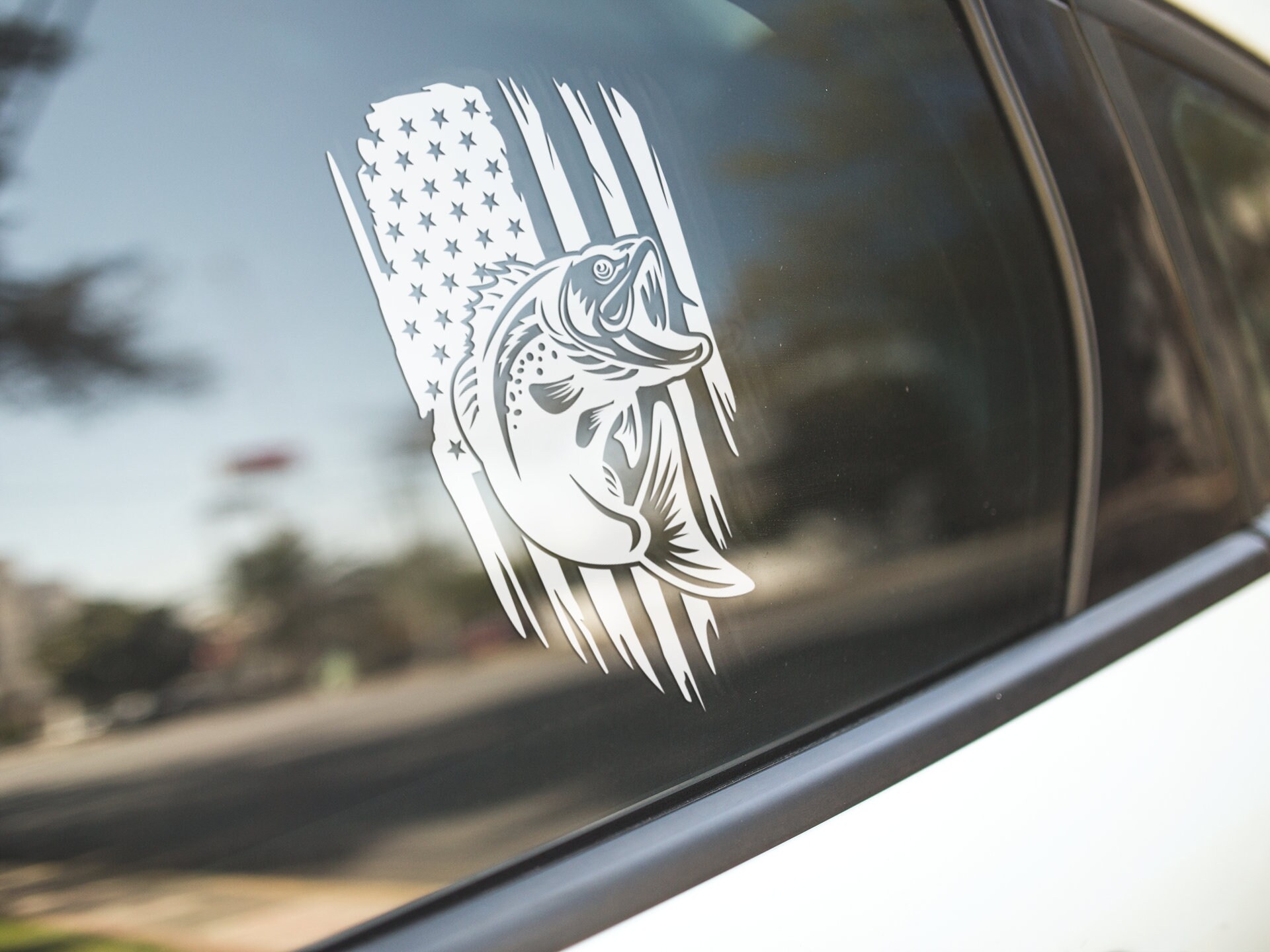 Patriotic Distressed Bass Flag SVG Digital File Commercial - Etsy