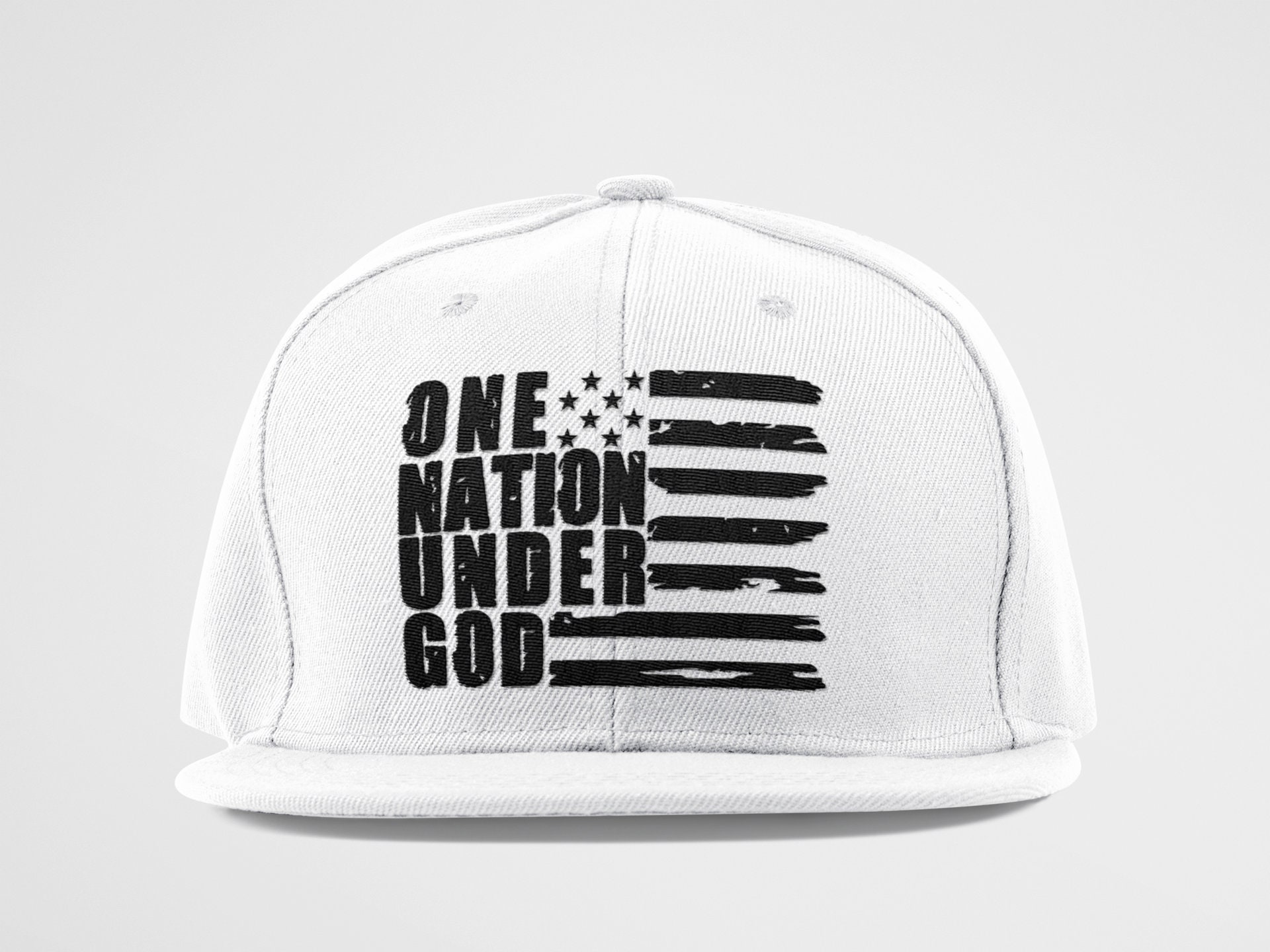 One Nation Under God Distressed Flag SVG Digital File + Commercial Use ...