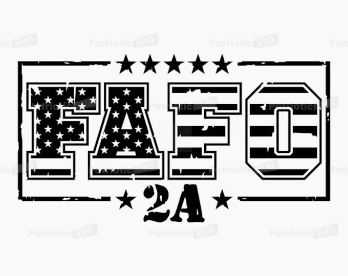 American Flag FAFO Decal - Etsy