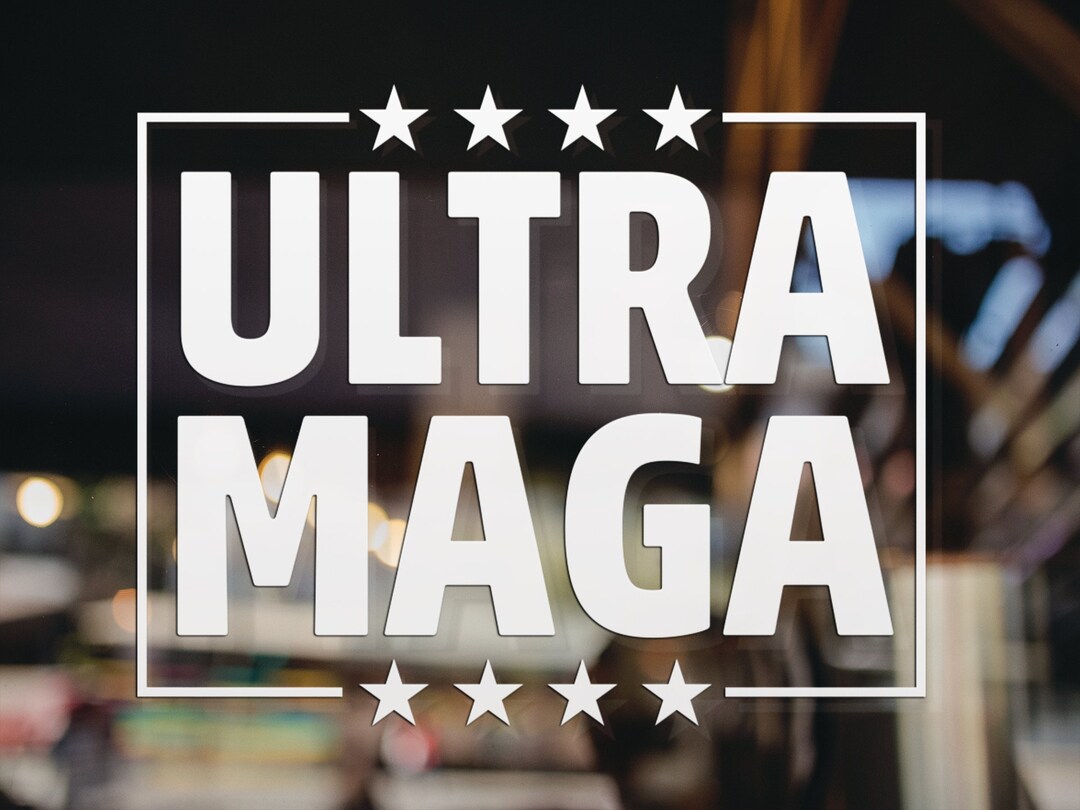ULTRA MAGA Decal - Available in Many Sizes and Colors - MAGA Decal ...