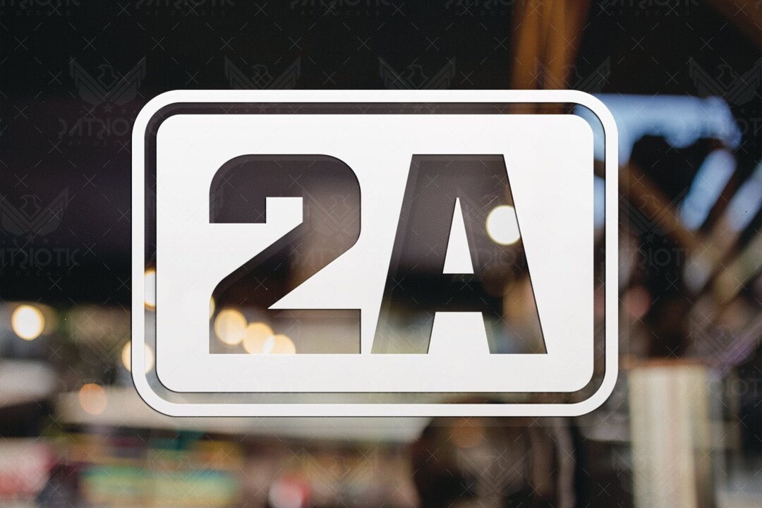 PRO 2nd Amendment Decal, Available in Many Sizes and Colors, 2A Decal ...