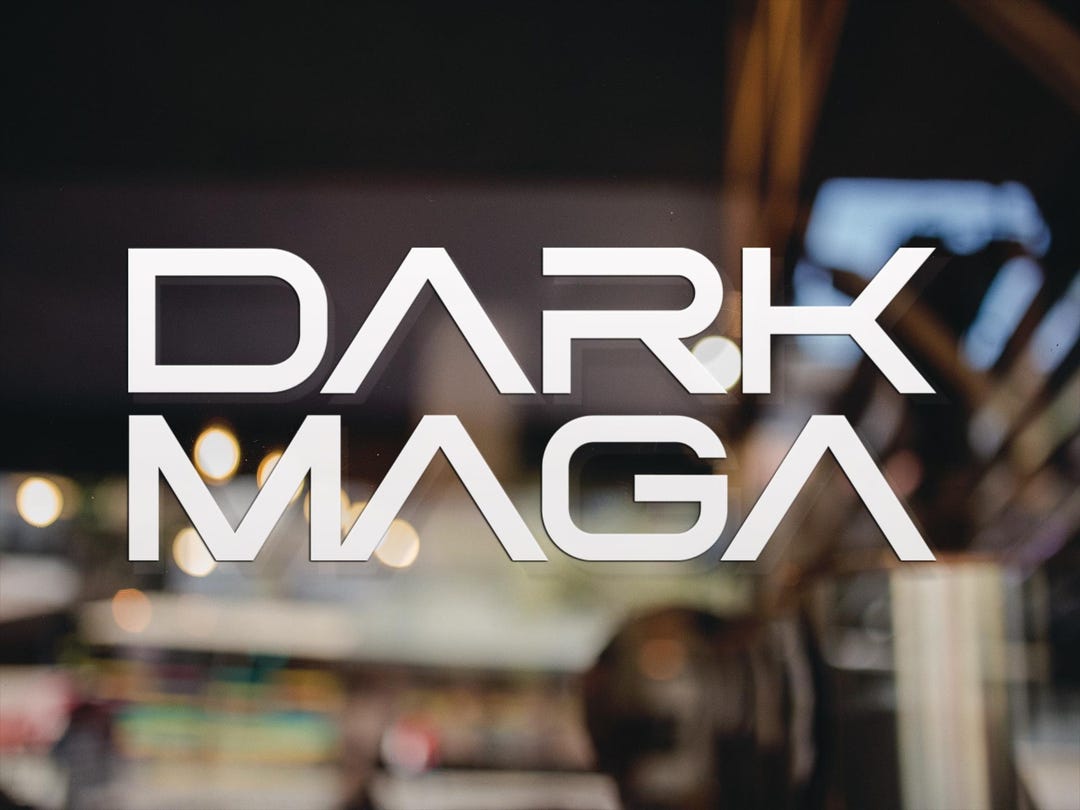 DARK MAGA Decal - Available in Many Sizes and Colors - MAGA Decal ...