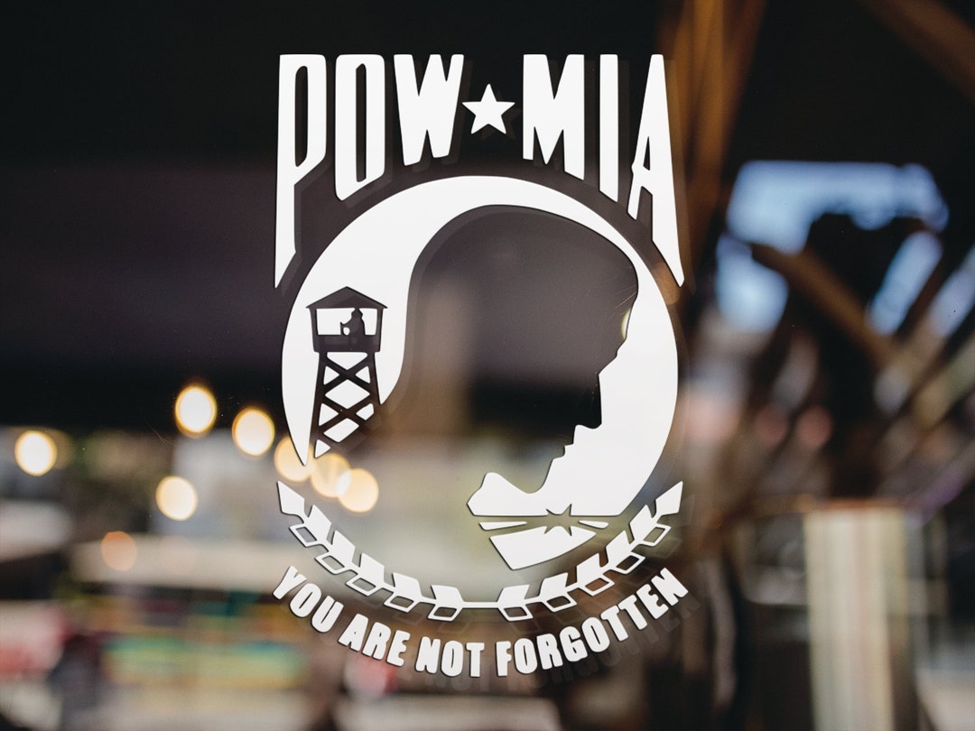 POW MIA Decal, Available in Many Sizes and Colors, Military Decal ...