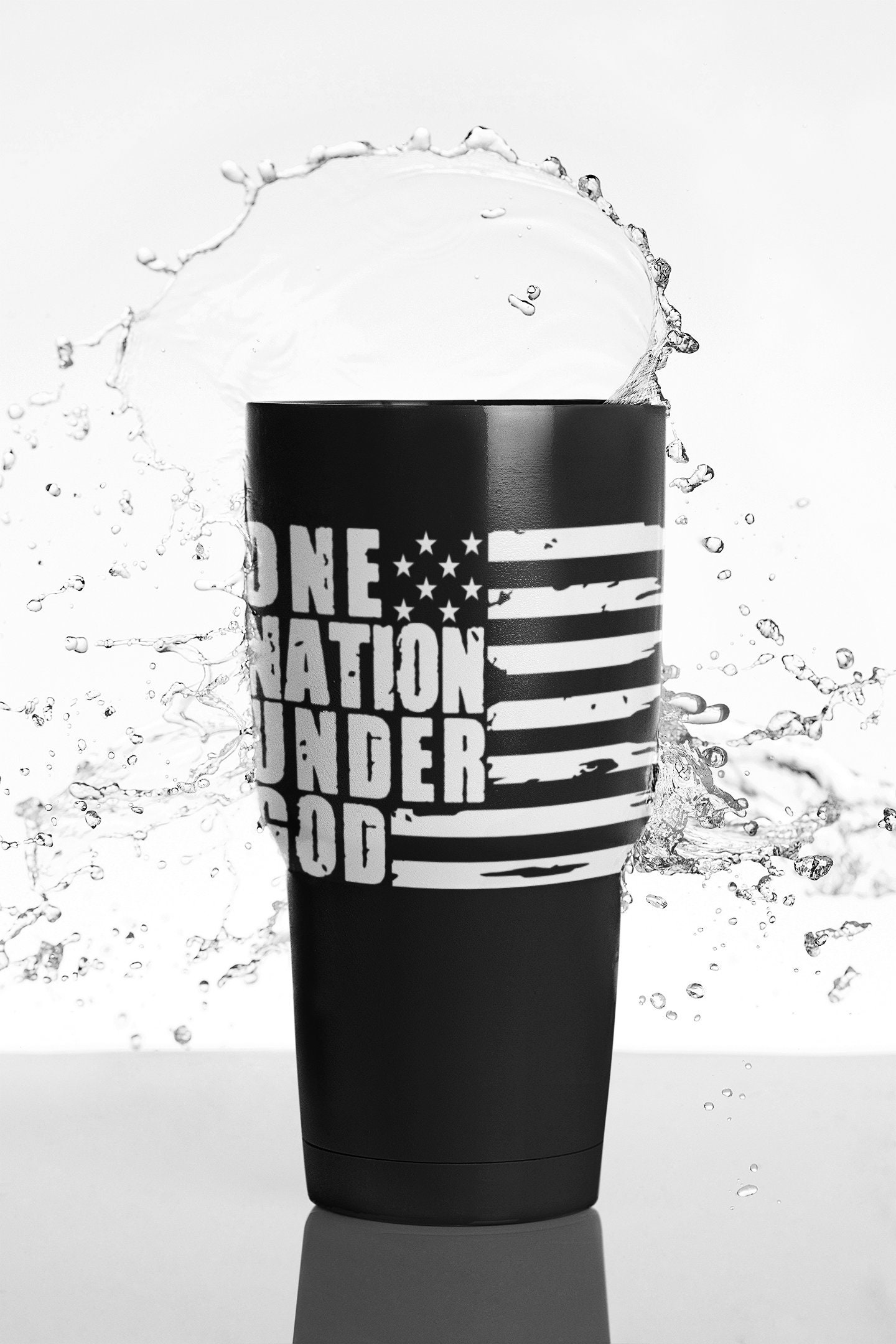 One Nation Under God Distressed Flag SVG Digital File - Etsy