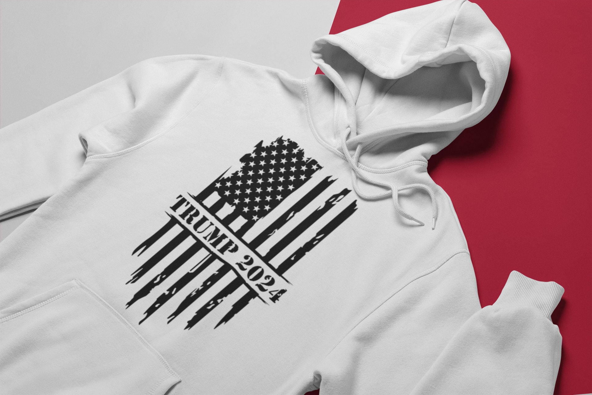 Trump 2024 Distressed Flag SVG Digital File + Commercial Use License ...