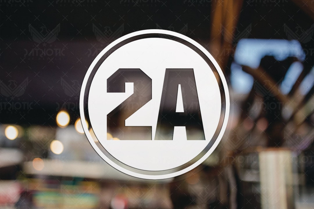 PRO 2nd Amendment Decal, Available in Many Sizes and Colors, 2A Decal ...