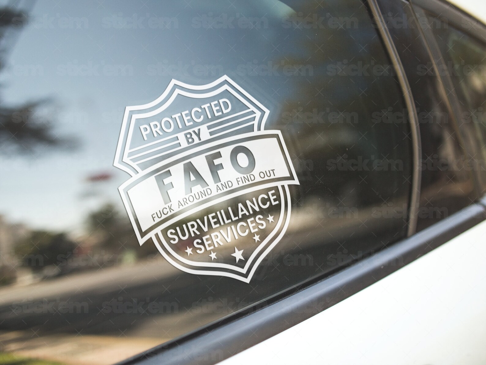 Protected by FAFO Decal, Available in Many Sizes and Colors, FAFO Decal ...