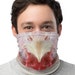 Chicken Face Mask, Neck Gaiter, Washable and Reusable Face Cover, Funny ...