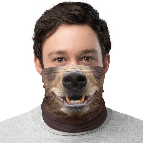 Halloween Scary Bear Mask - Etsy
