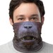 Siberut Macaque Face Mask, Neck Gaiter for Adults, Washable and ...