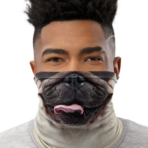 Pug Printable Mask Dog Pug Photo-real Dog Mask Halloween | Etsy