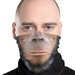 Chimpanzee Face Mask, Neck Gaiter, Face Covering for Men Women Adults ...