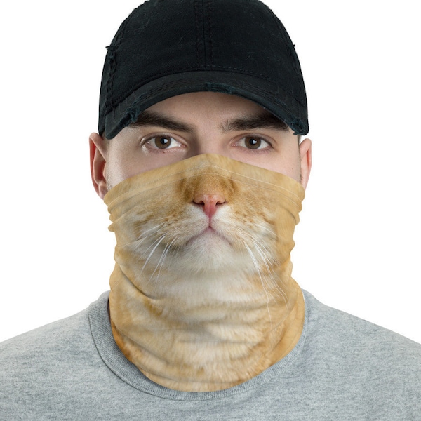 Funny Cat Face Mask - Etsy