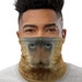 Capybara Face Mask, Unisex Neck Gaiter, Washable Face Covering, Cavy ...