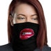 Funny Red Lips Face Mask & Neck Gaiter, Washable Adult Face Covering ...