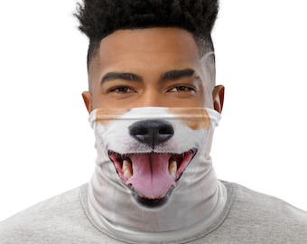 Jack Russell Terrier Face Mask - Etsy